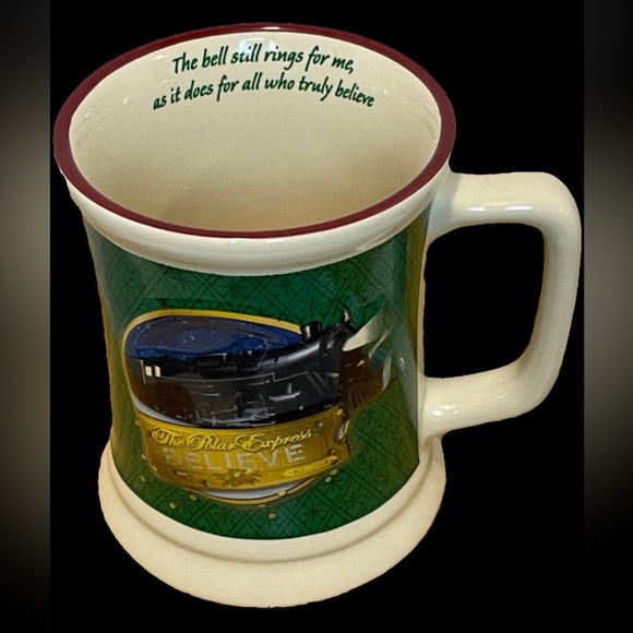 Warner Bros. | Dining | Set Of 4 Polar Express Believe Hot Cocoa Mugs ...